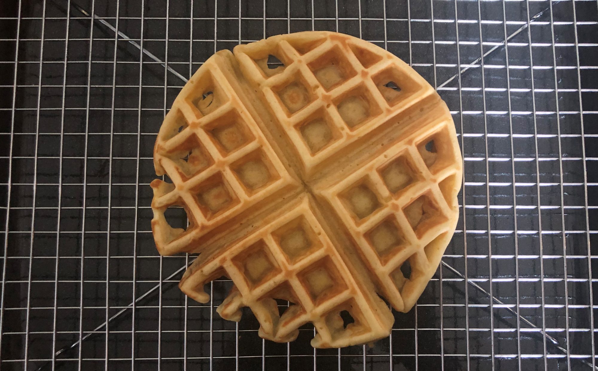 Light and Crisp Waffles - Close the Cooks