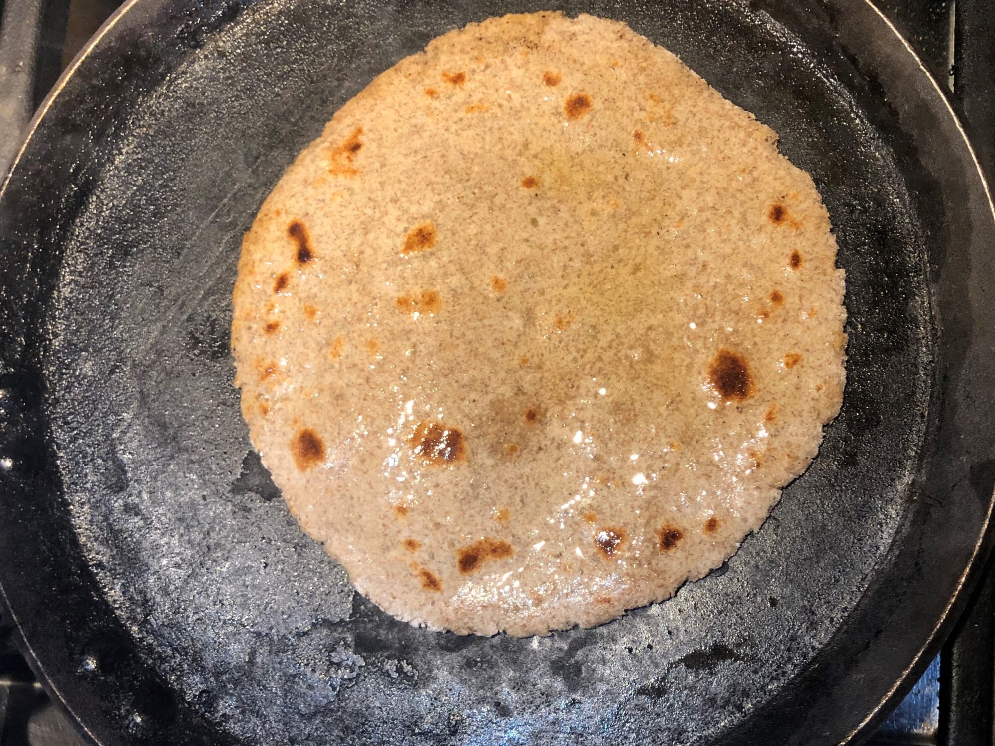 Dark Rye Roti - Close the Cooks